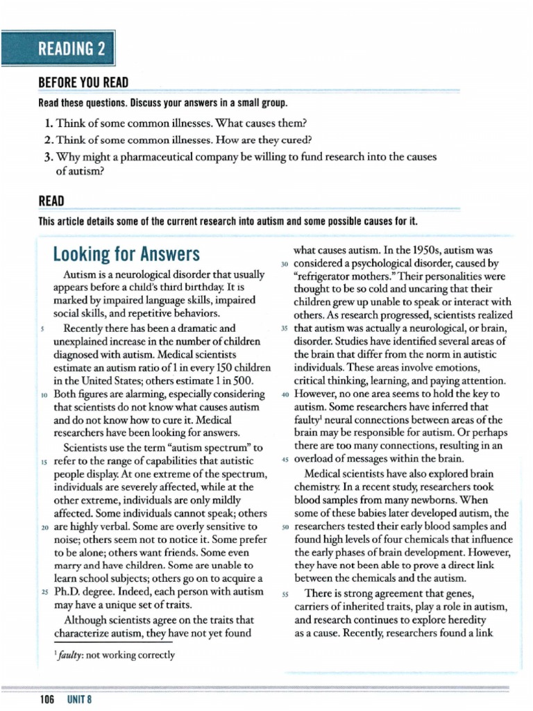 Looking For Answers | PDF
