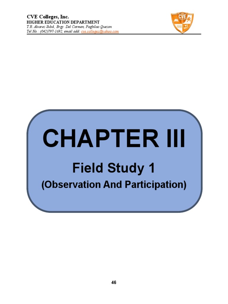 Chapter3 Part1 | PDF | Teachers | Classroom