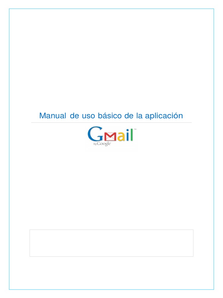 Manual de Gmail | PDF | Gmail | Informática