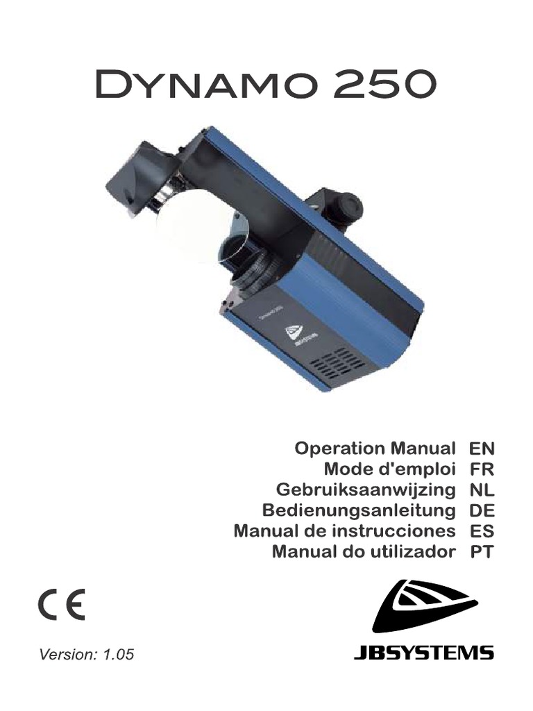JB-Systems-Dynamo-250-Manual | PDF | Fuse (Electrical) | Manufactured Goods