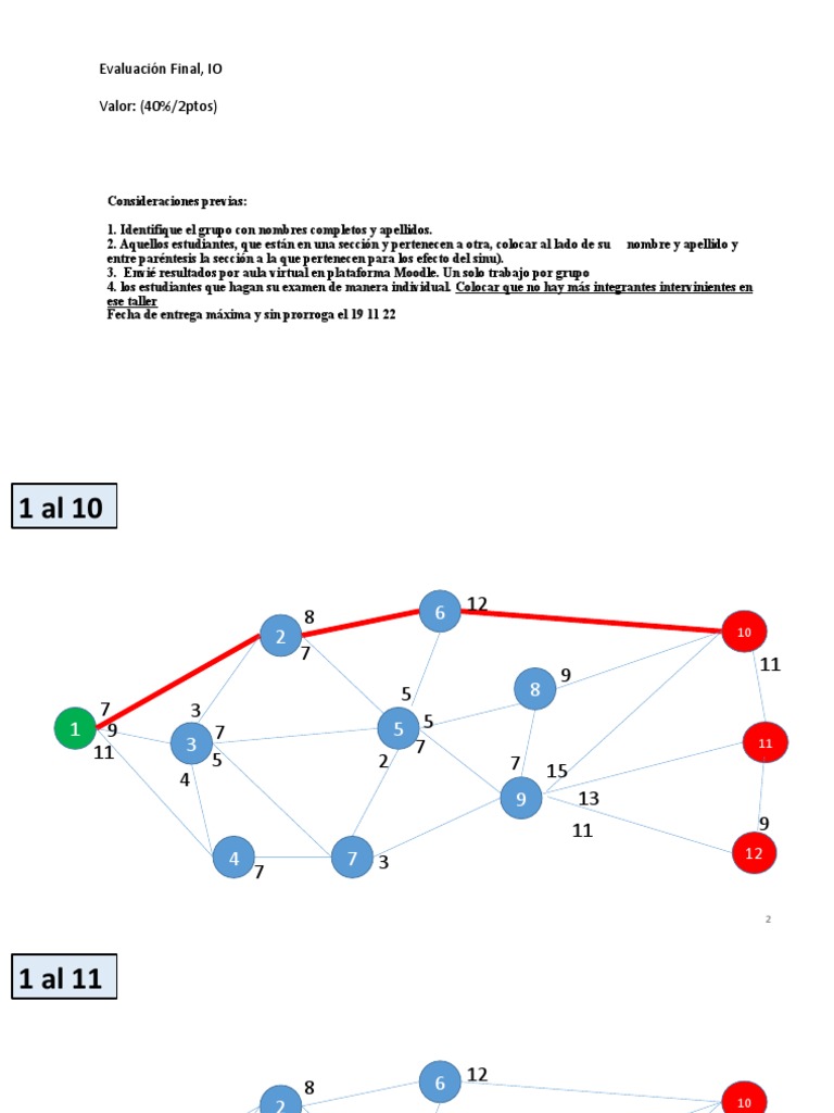 Evaluación Final IO 2022B | PDF