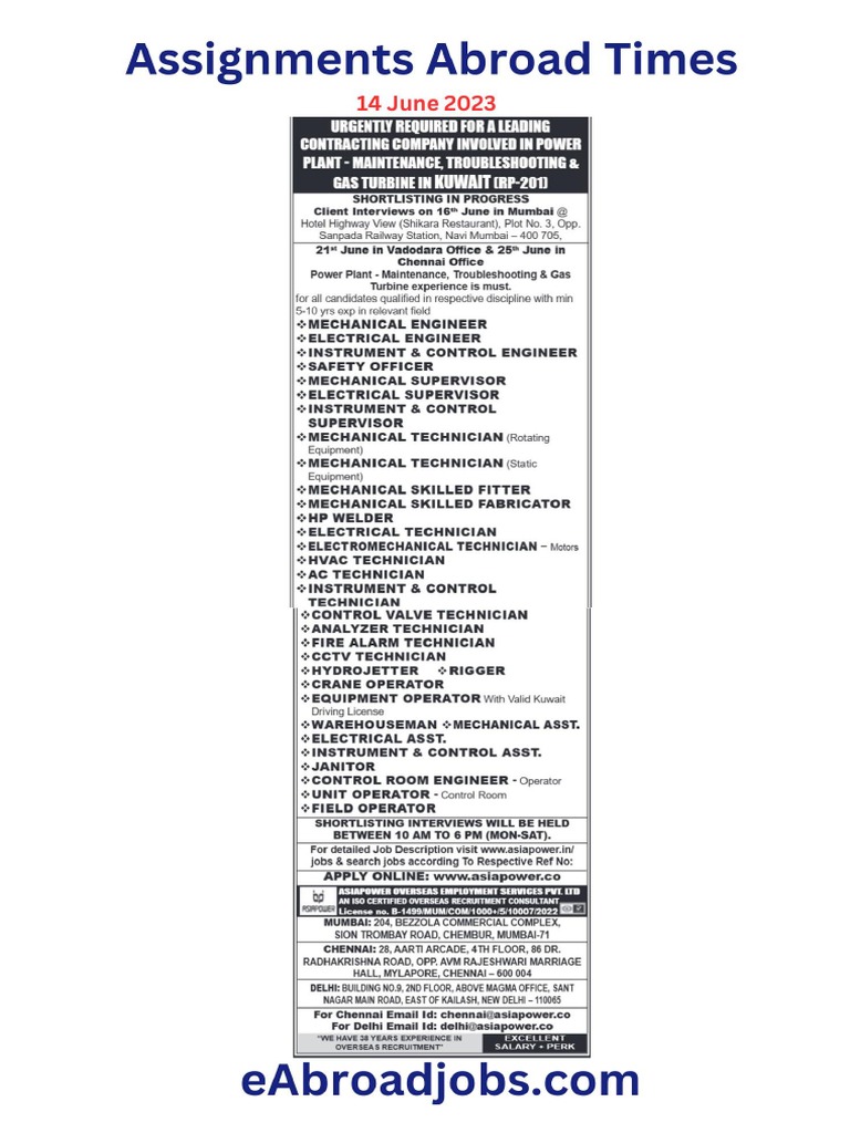 Assignment Abroad Times | PDF