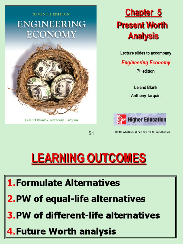 Ch5 - Lecture Slides - Present Worth Anf Future Worth Analysis | PDF Ch5 - Lecture Slides - Present Worth Anf Future Worth Analysis | PDF