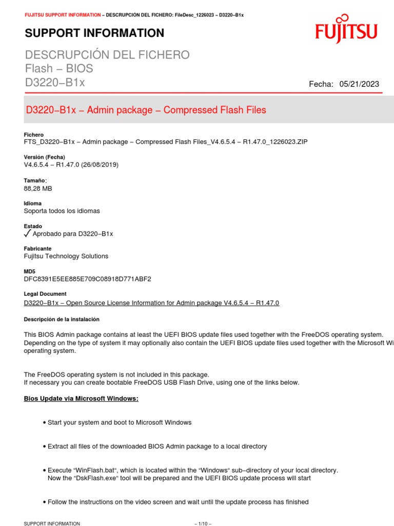 FileDesc 1226023 | PDF | Bios | Booting