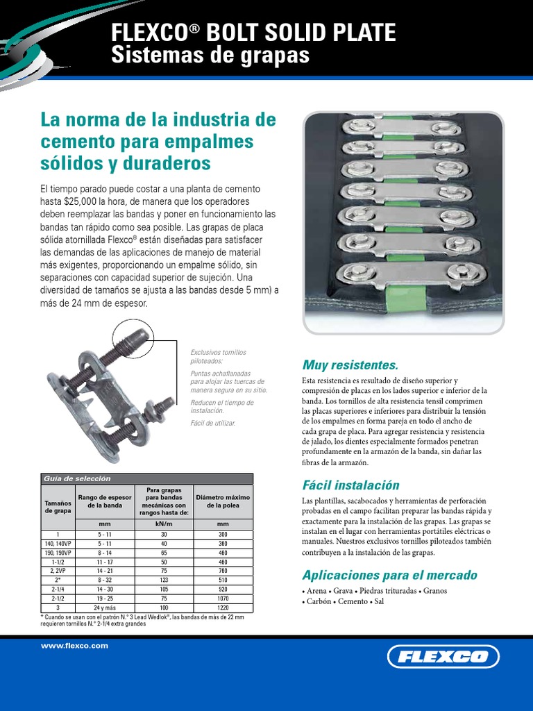 Catalogo Flexco | PDF | Tornillo | Materiales
