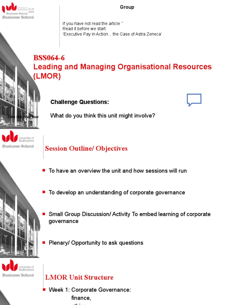 LMOR Session 123BLK1 | PDF | Corporate Social Responsibility | Business ...