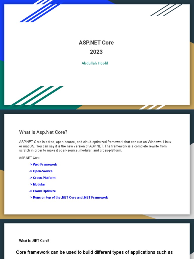 Core (1 2 3) | PDF | Model–View–Controller | Entity Framework