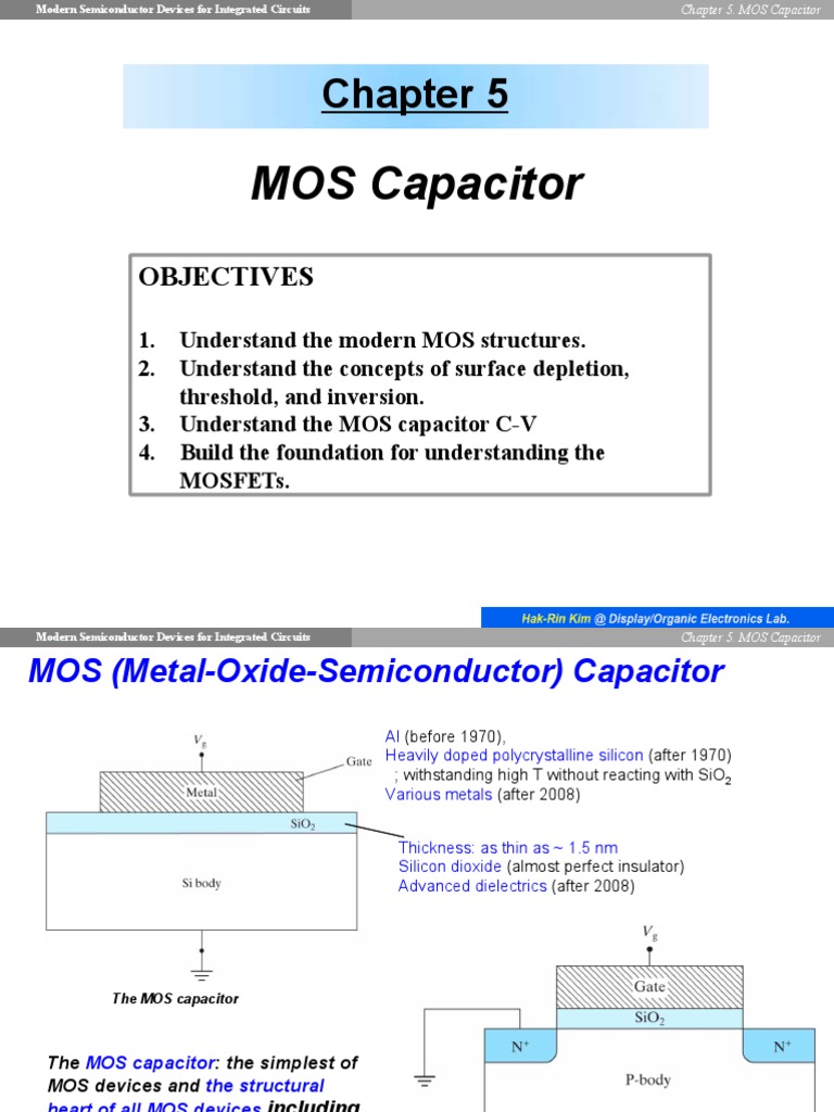Ch.5 전체 | PDF | Mosfet | Field Effect Transistor