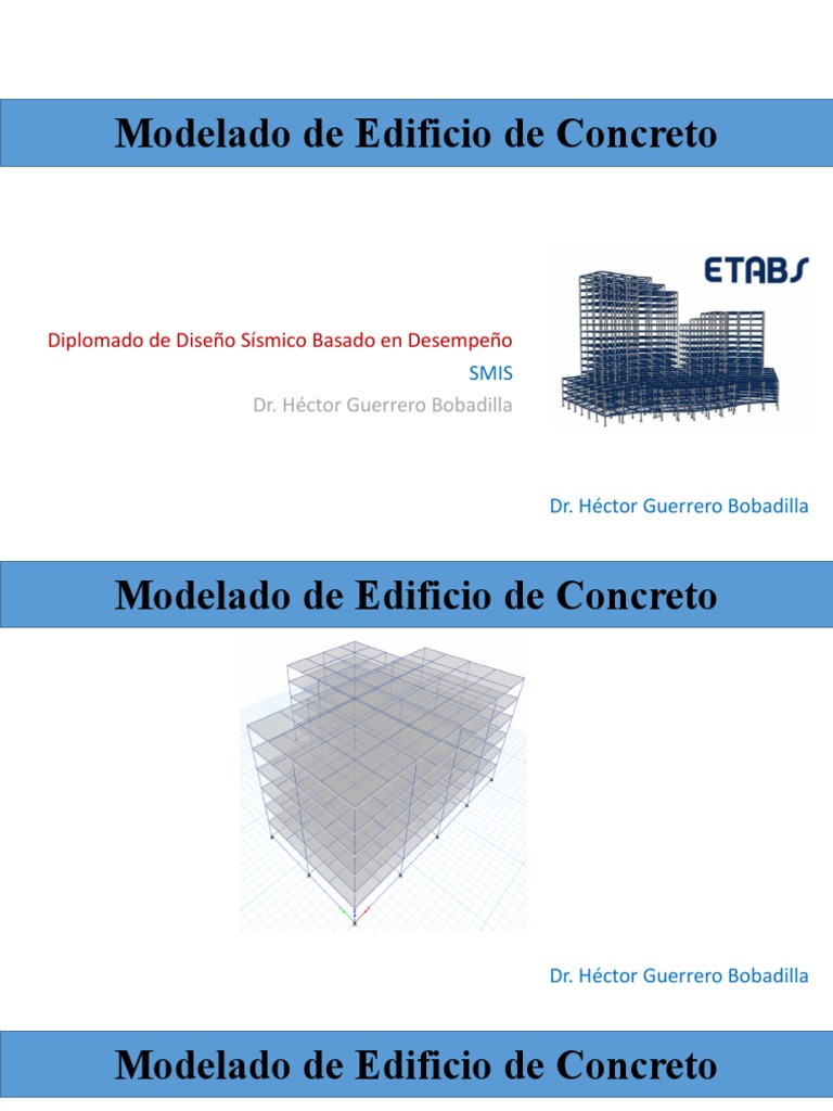 Modelado de Edificio de Concreto | PDF