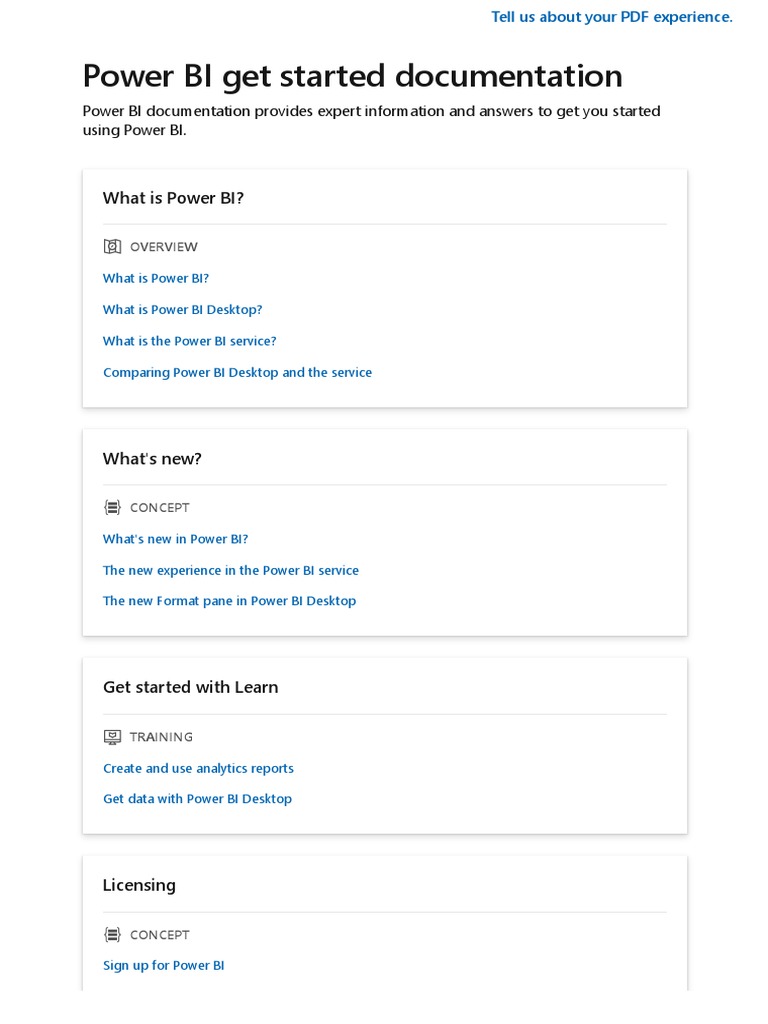 Power Bi Fundamentals | PDF | Application Software | Internet & Web