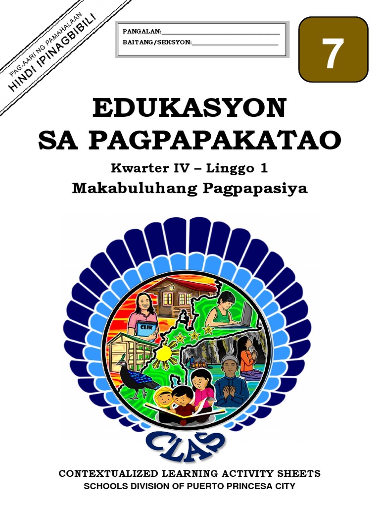 ESP7 - q4 - CLAS1 - Makabuluhang-Pagpapasiya - v1 - Eva Joyce Presto | PDF