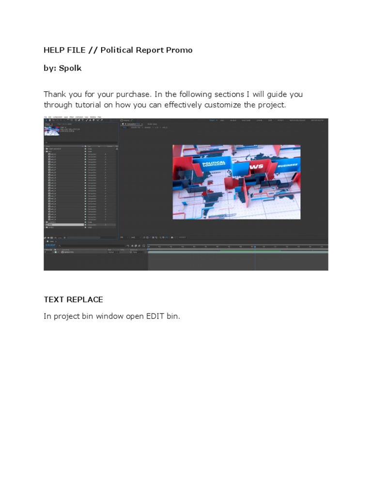 Political Report Promo Help File | PDF