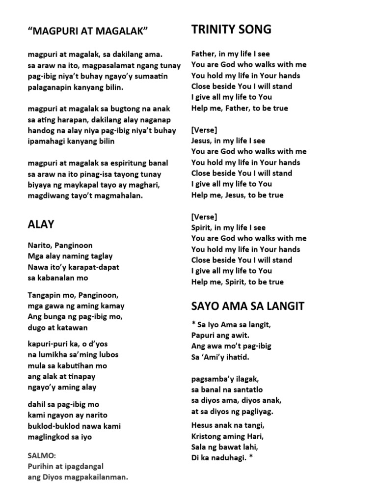 Kapistahan NG Banal Na Santatlo | PDF