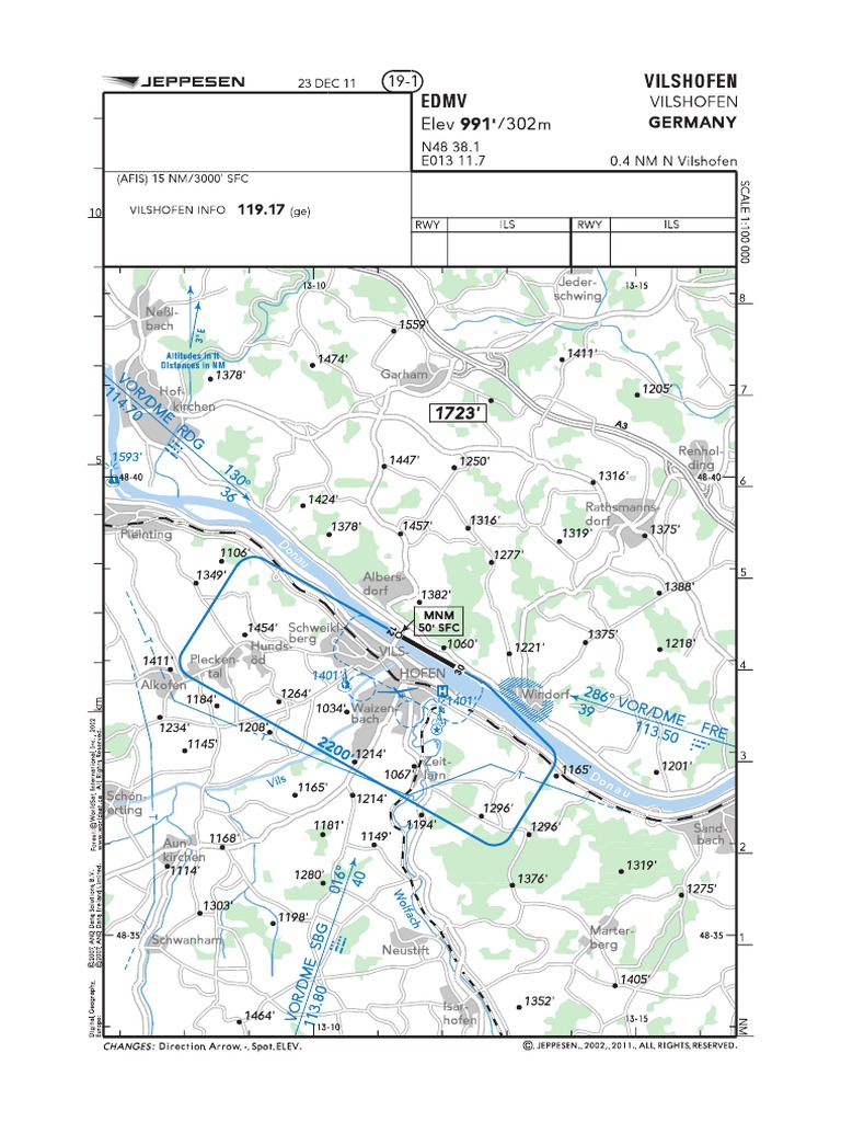 Jeppesen Chart EDMV 02 | PDF