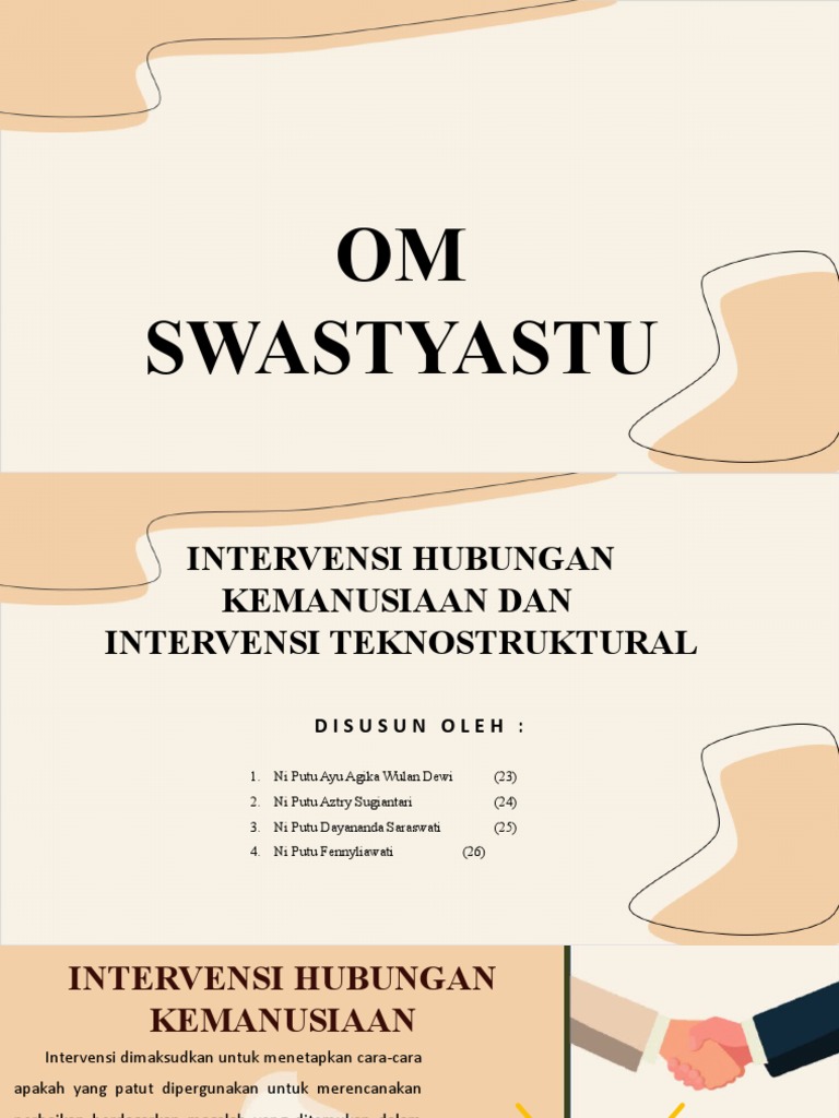 Intervensi Pengembangan Organisasi | PDF