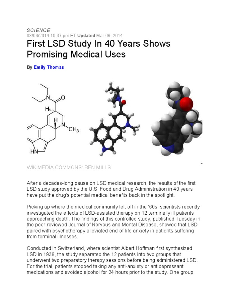 LSD Studies | PDF