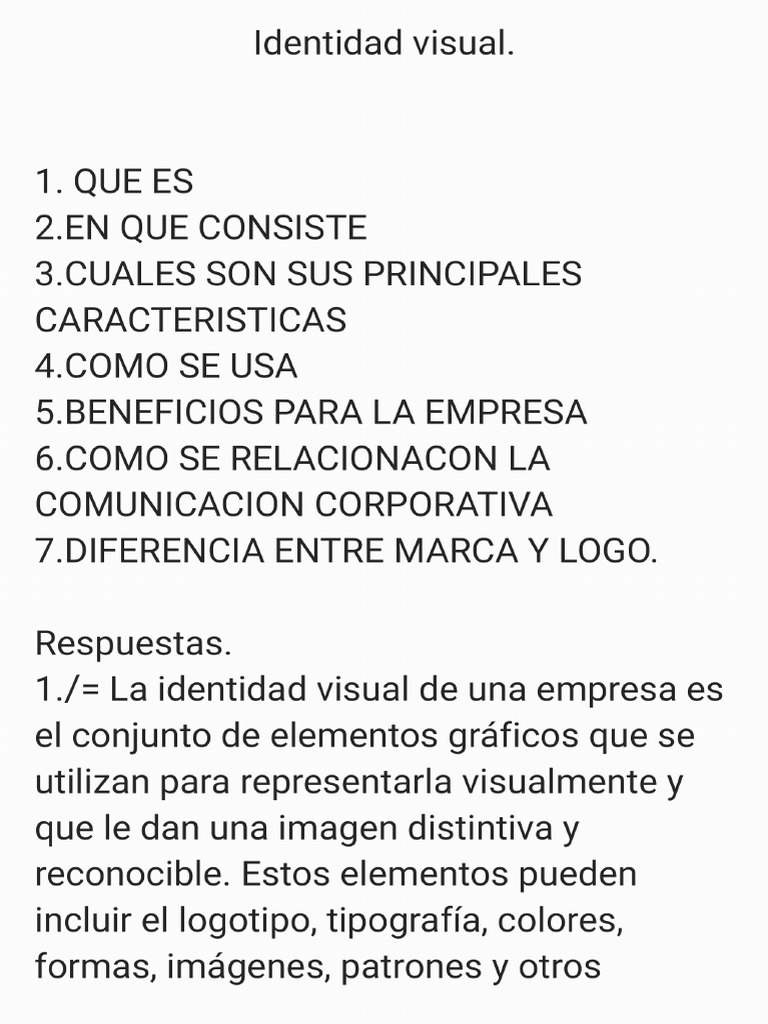 Identidad Visual Empresa | PDF