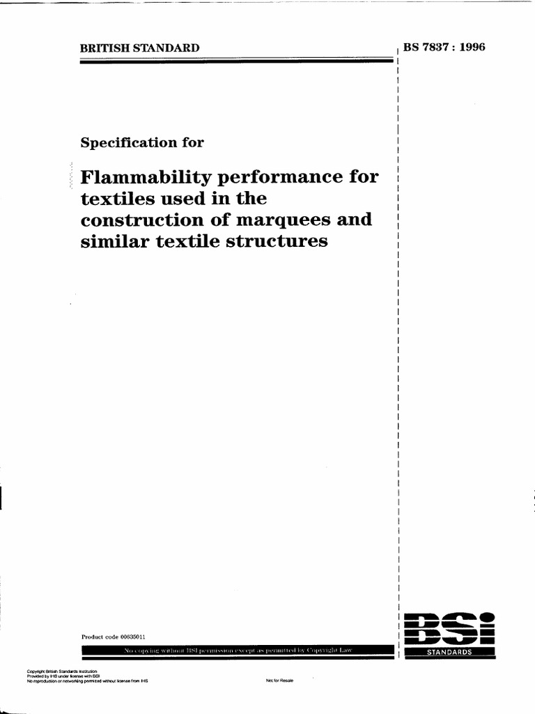 BS 7837-1996 Scan | PDF