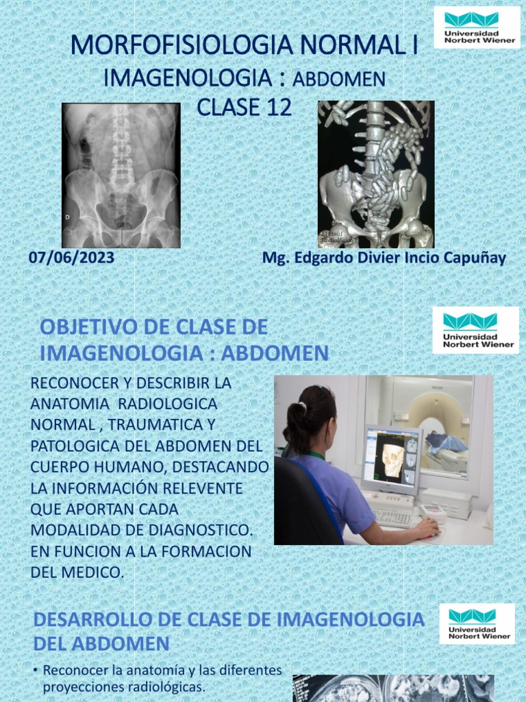 12.-Clase 12 Imagenologia Abdomen | PDF