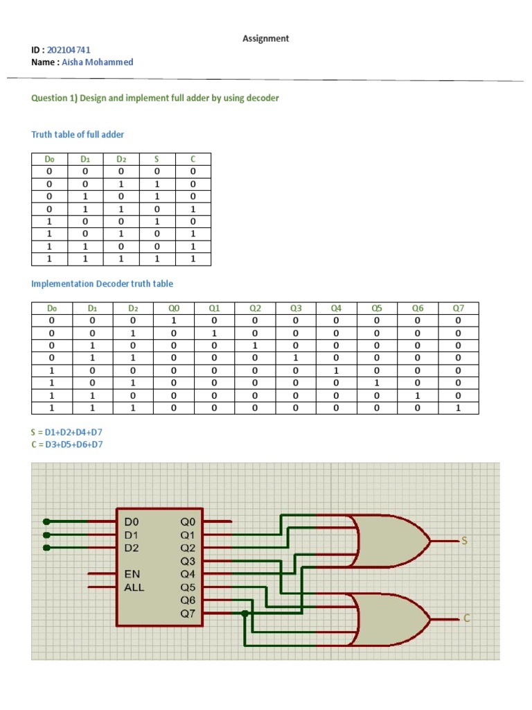 Lab Assignment Digital Design نسخة Pdf Computer Architecture Theory Of Computation