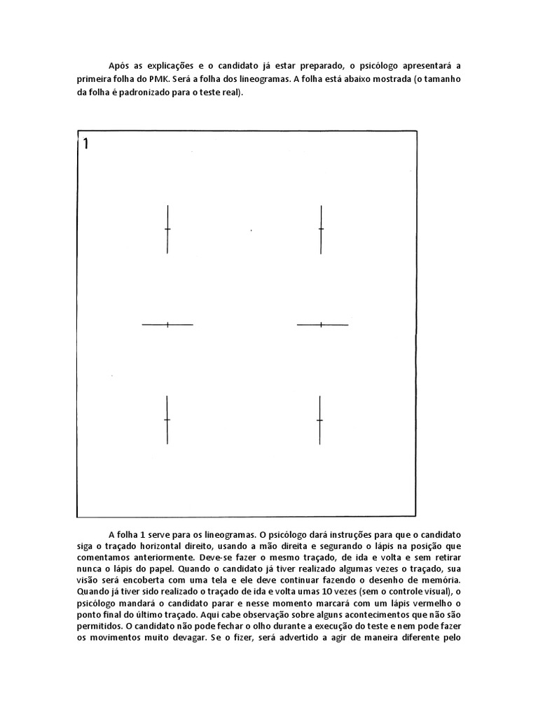 Folhas PMK | Download grátis PDF | Desenho | Psicologia
