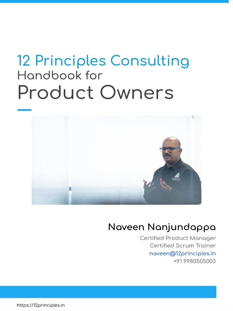 Product Owner Handbook Overview | PDF | Business