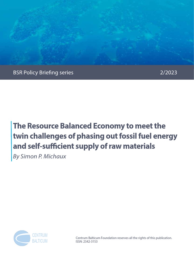 BSR Policy Briefing 2 2023 | PDF | Recycling | Sustainability