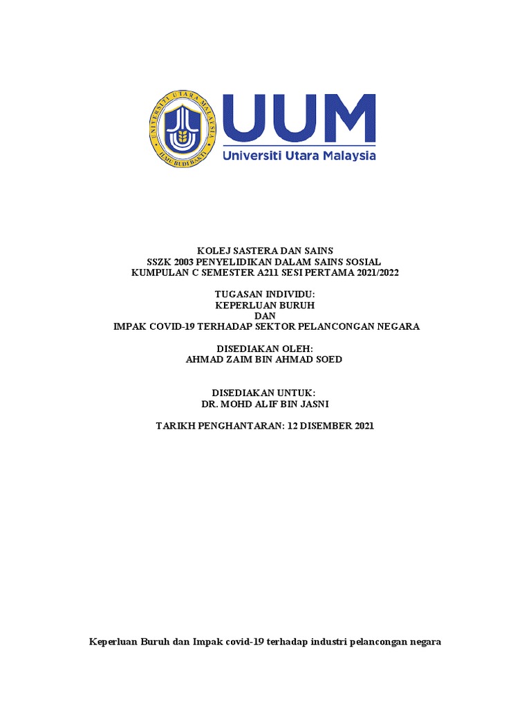 Ahmad Zaim Bin Ahmad Soed | PDF