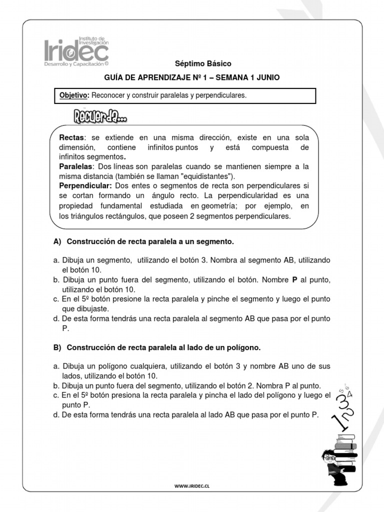 7 Basico Guias de Aprendizaje Matematica Junio | PDF | Triángulo ...