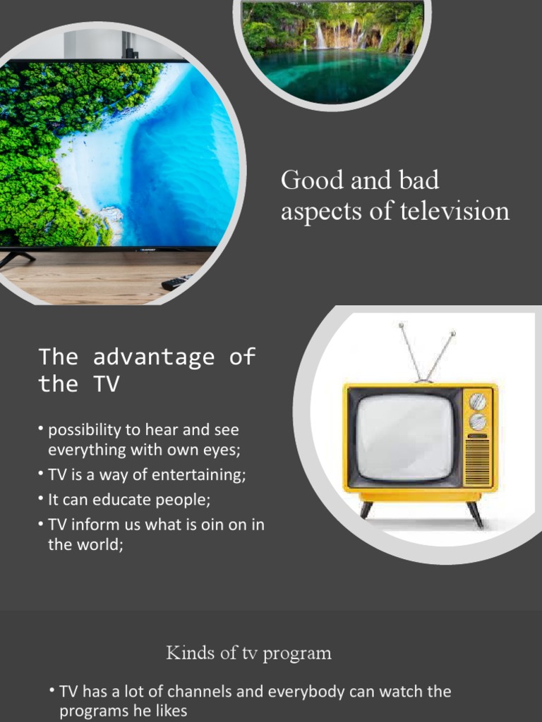 Good and bad aspects of television | PDF
