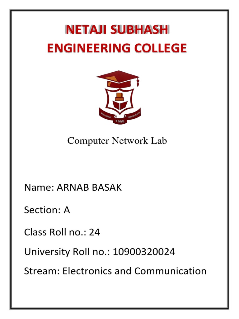 Netaji Subhash Engineering College Pdf 