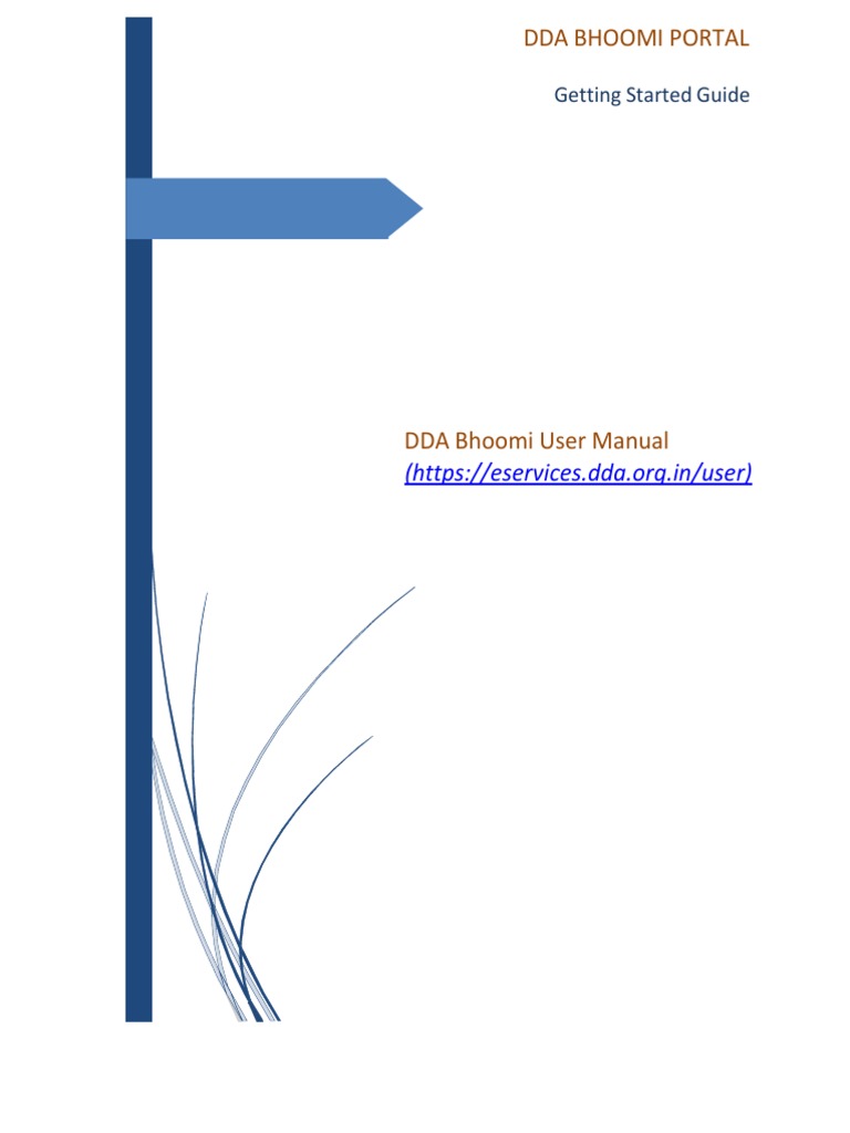 DDABhoomi User Manual | PDF