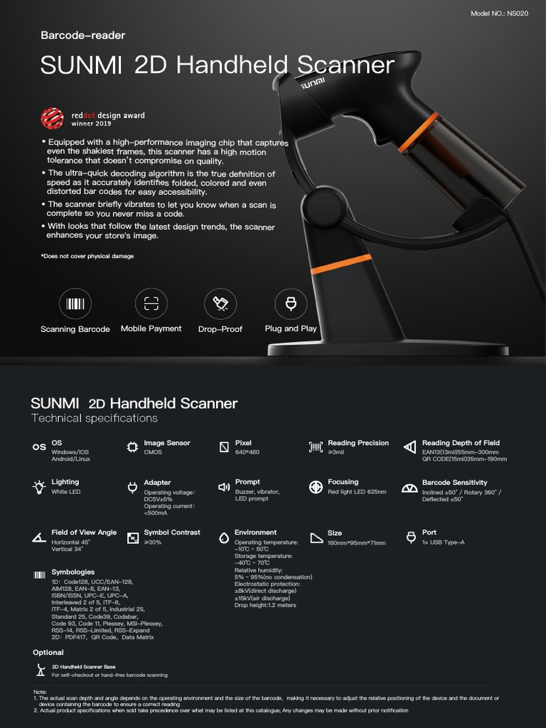 2D Scanner | PDF | Image Scanner | Barcode