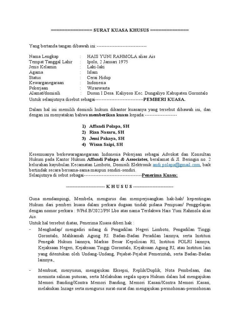 Fix Kuasa Hais Rahmola | PDF