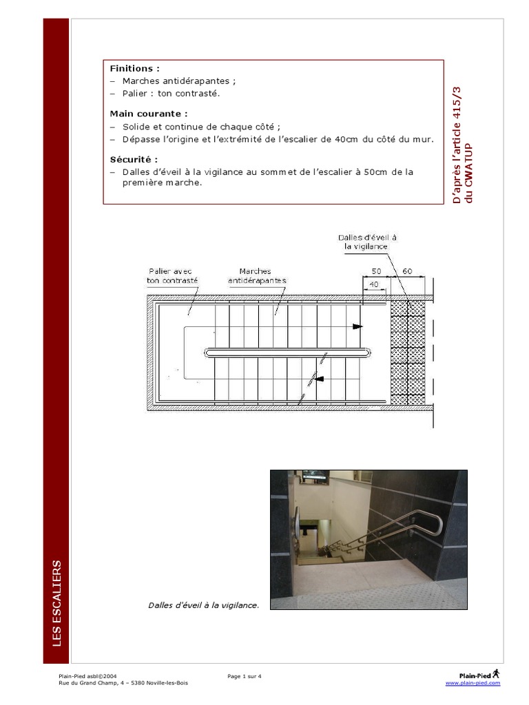 Escaliers Et Mains Courante | PDF