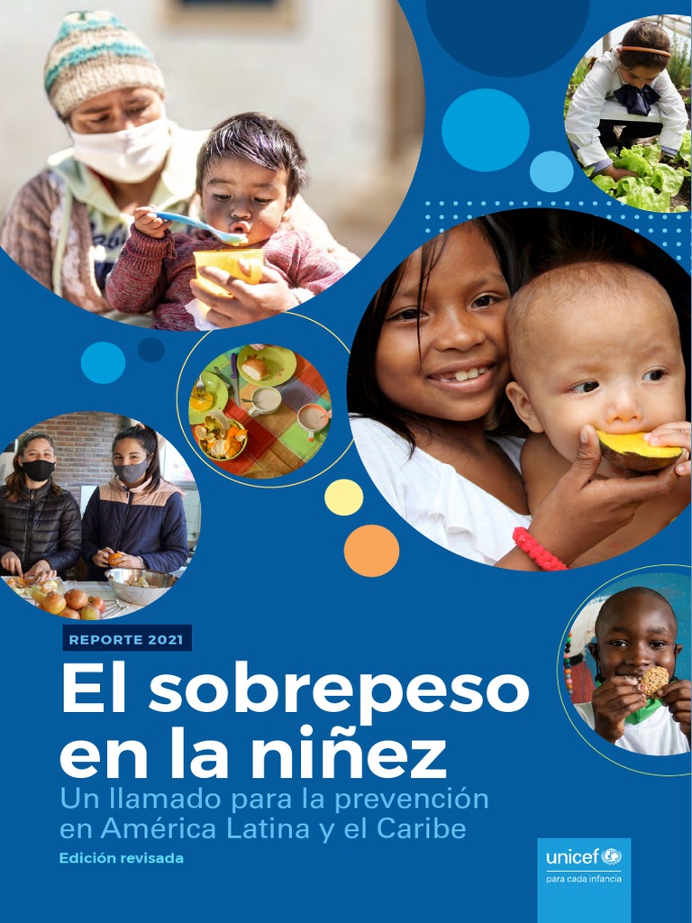 El Sobrepeso en La Ninez Reporte 010922 | PDF | Obesidad | Unicef