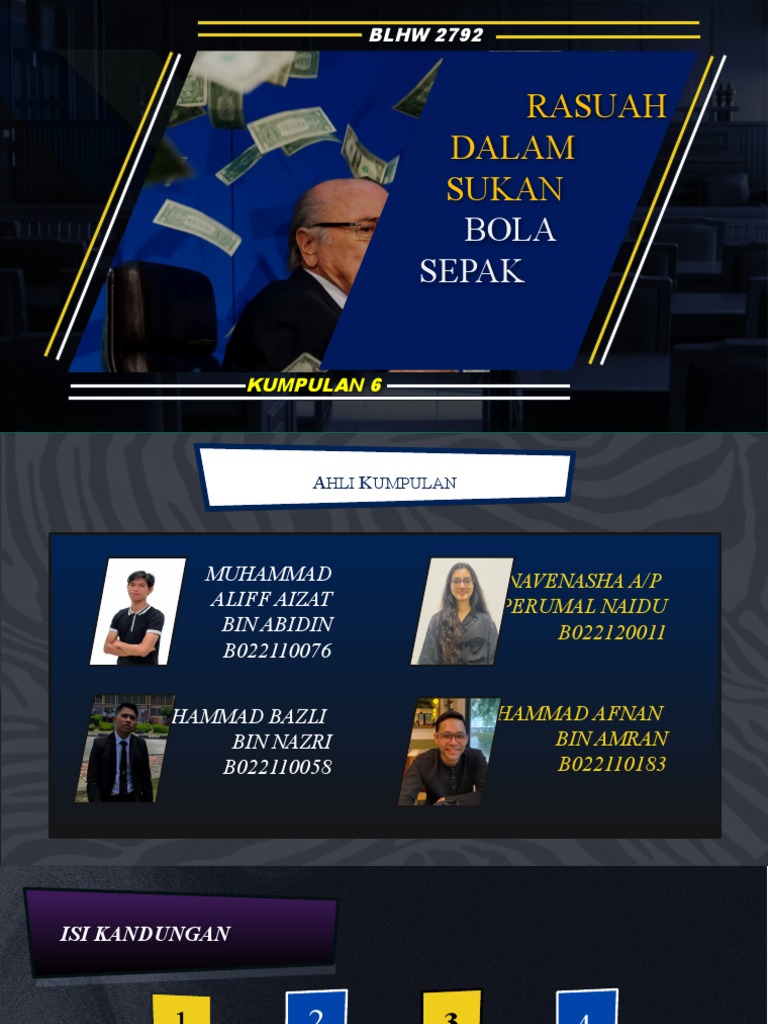 Rasuah Dalam Bola Sepak (Fifa) | PDF