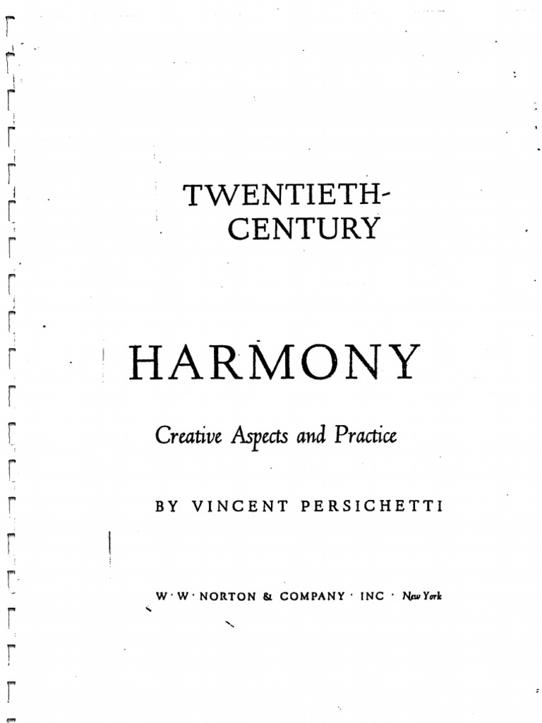 Vincent Persichetti - XXTH Century Harmony | PDF