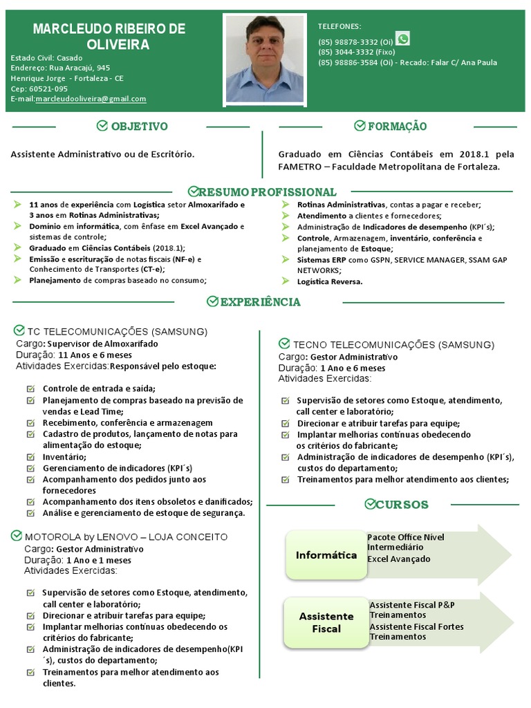 Currículo Adm | PDF