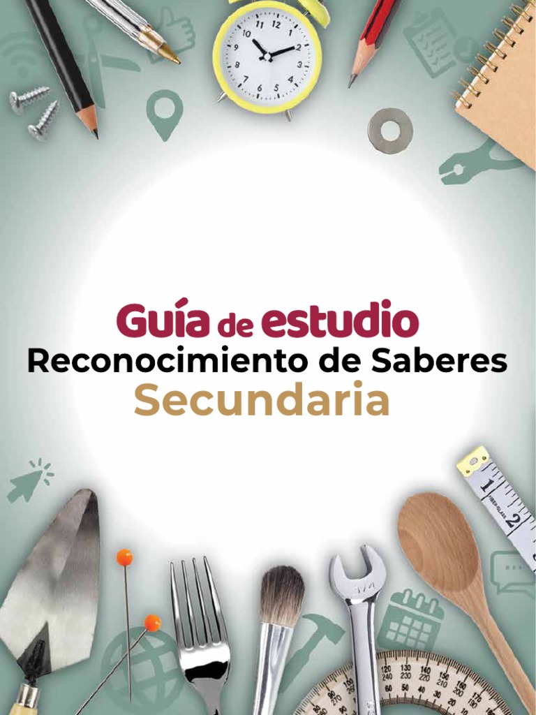 Guia de Estudio. Reconocimiento de Saberes Secundaria | PDF ... Guia de Estudio. Reconocimiento de Saberes Secundaria | PDF ...