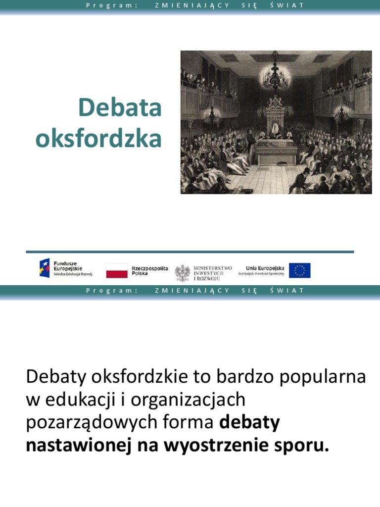 12b Debata Oksfordzka | PDF