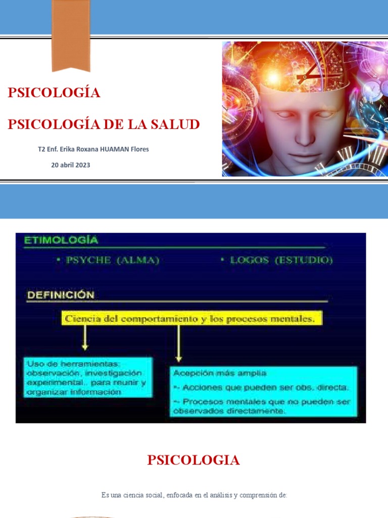 1 Psicolo en Salud | PDF | Sicología | Mente