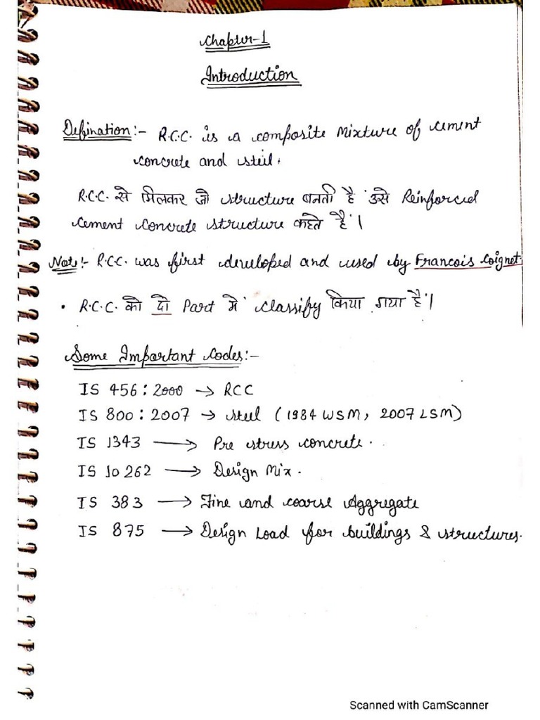 CIVIL ENGINEERING Chapter 1 | PDF