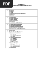 SRS IEEE Format | PDF