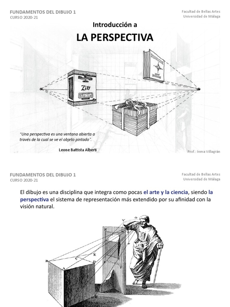 03 Introducción A La Perspectiva | PDF | Perspectiva (Gráfica) | Dibujo