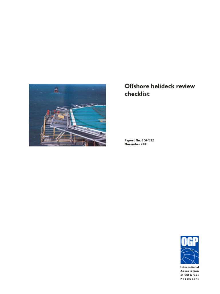 Offshore Helideck Review Check List | PDF