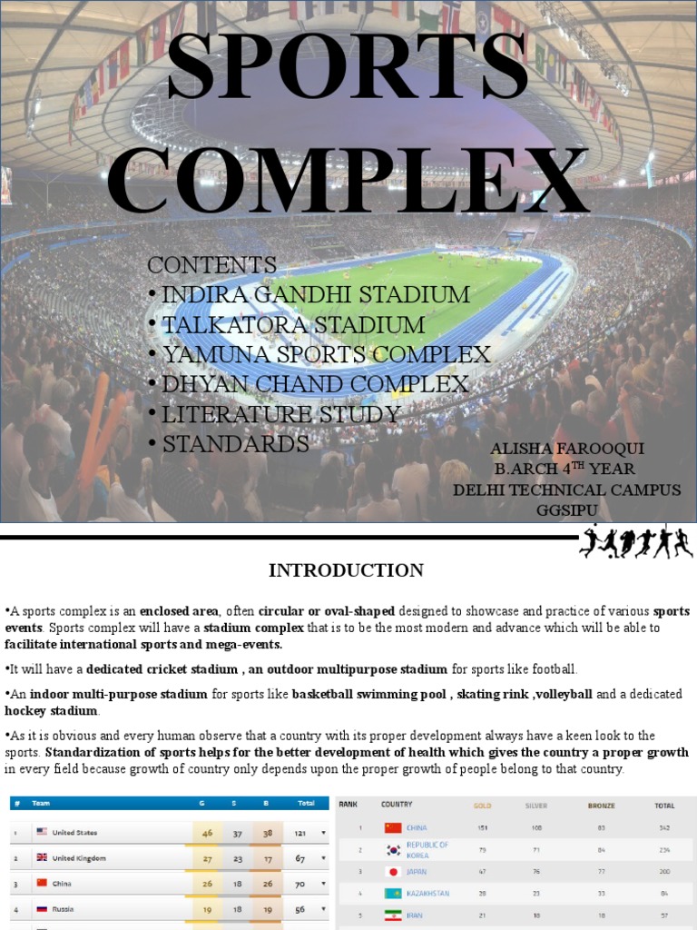 Case Studies of Sports Stadiums and Complexes | PDF
