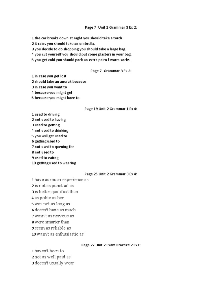 FCP SB New FCE KWT Answers | PDF