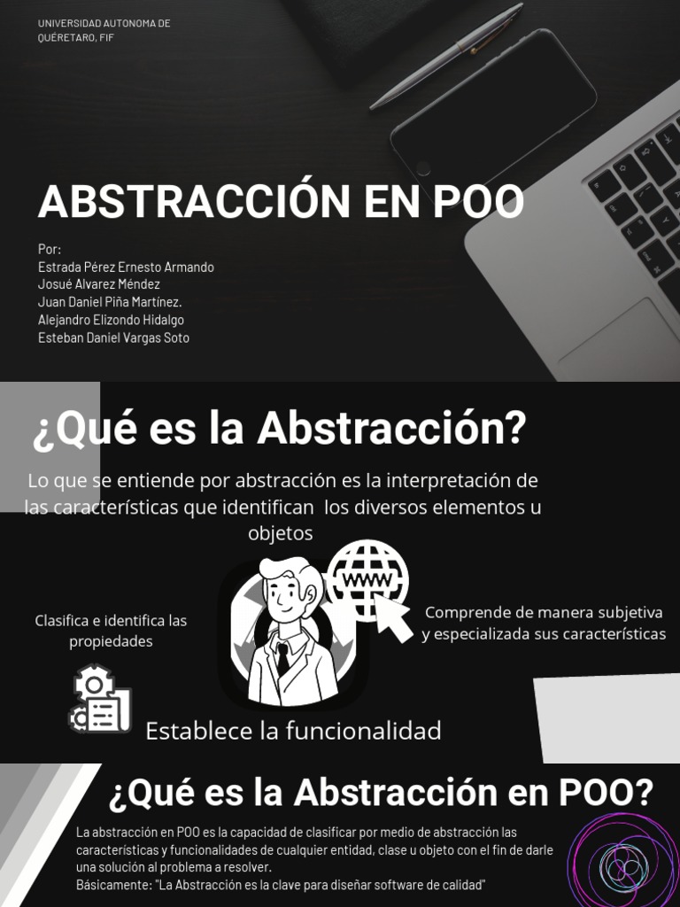 Abstracción en POO | PDF