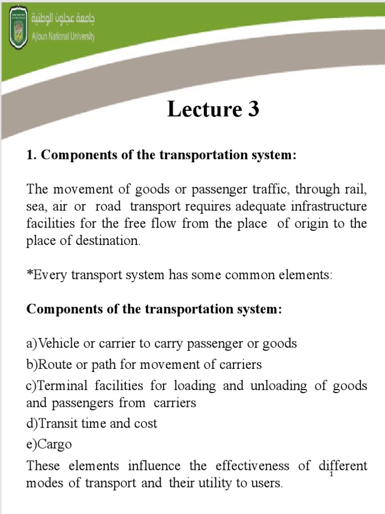 Lect 3 N | Download Free PDF | Controlled Access Highway | Transport Lect 3 N | Download Free PDF | Controlled Access Highway | Transport